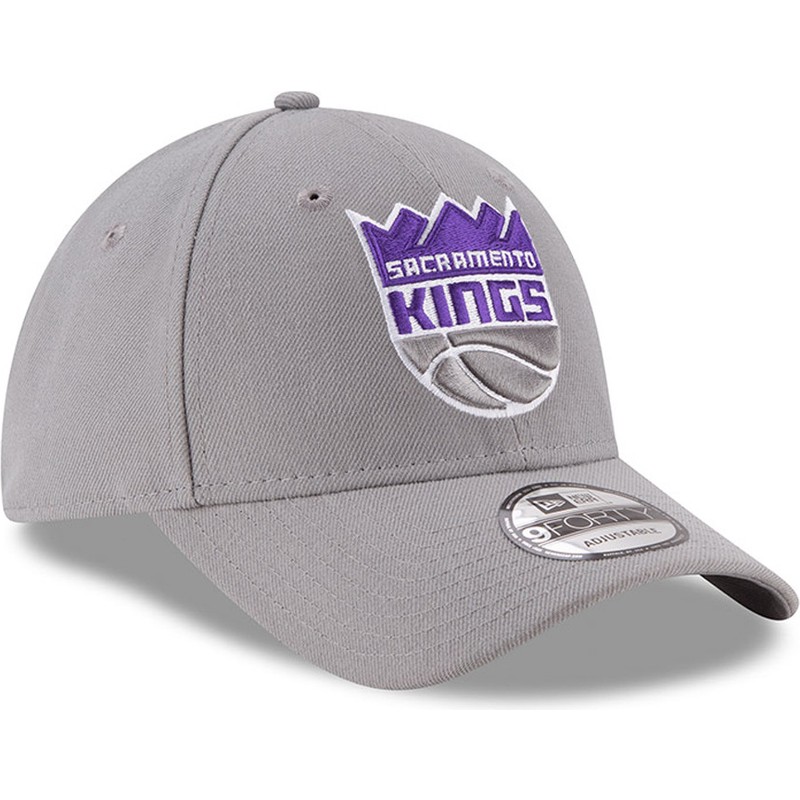 New Era Curved Brim 9FORTY The League Sacramento Kings NBA Grey ...