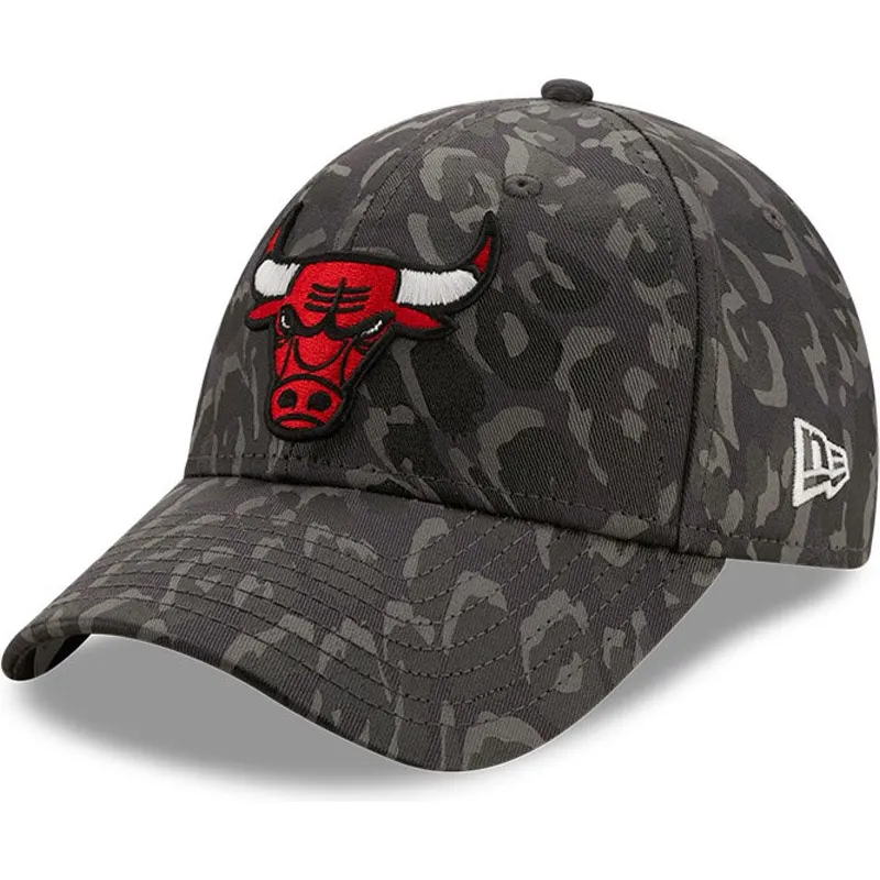 New Era Curved Brim 9FORTY All Over Camo Chicago Bulls NBA Camouflage ...