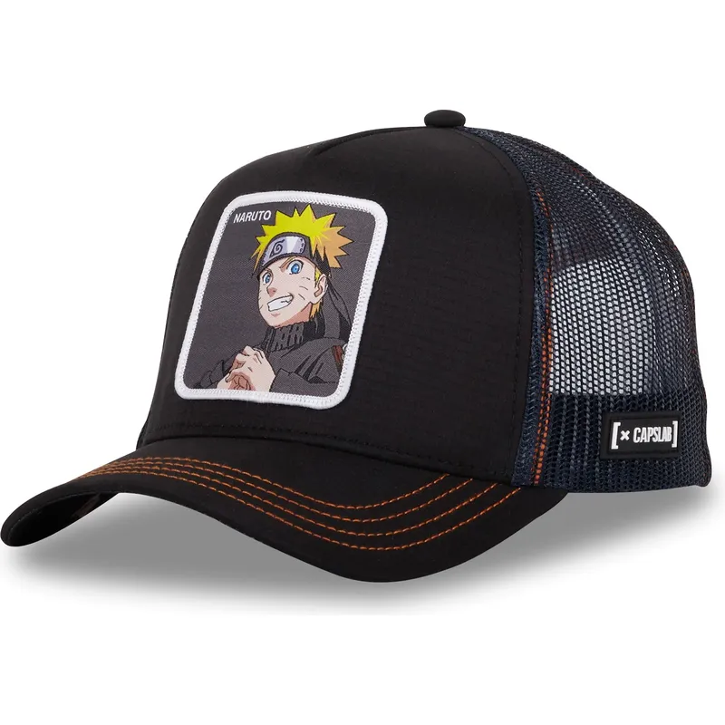Capslab GRP Naruto Black Trucker Hat: Caphunters.ie