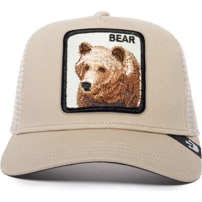 Goorin Bros. The Bear Global Core The Farm Beige Trucker Hat: Caphunters.ie