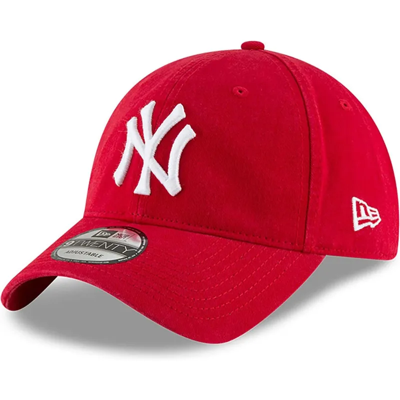 New Era Curved Brim 9TWENTY Core Classic New York Yankees MLB Red ...