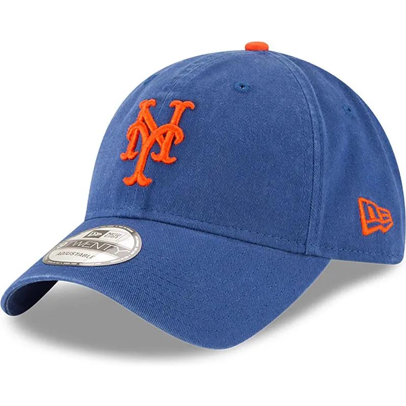 New Era Curved Brim 9TWENTY Core Classic New York Mets MLB Blue ...