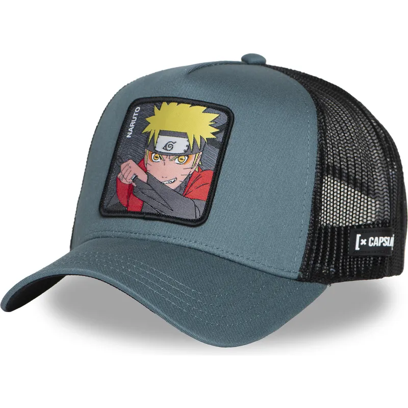 Capslab Naruto Uzumaki NS5 SEN Blue Trucker Hat: Caphunters.ie